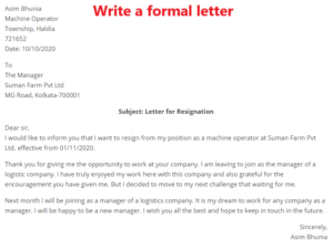 How to write a formal Letter with 4 examples - Free Education